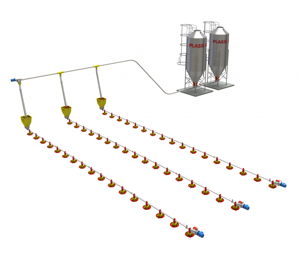 Pan Feeder System - Plasson LiveStock Catalog